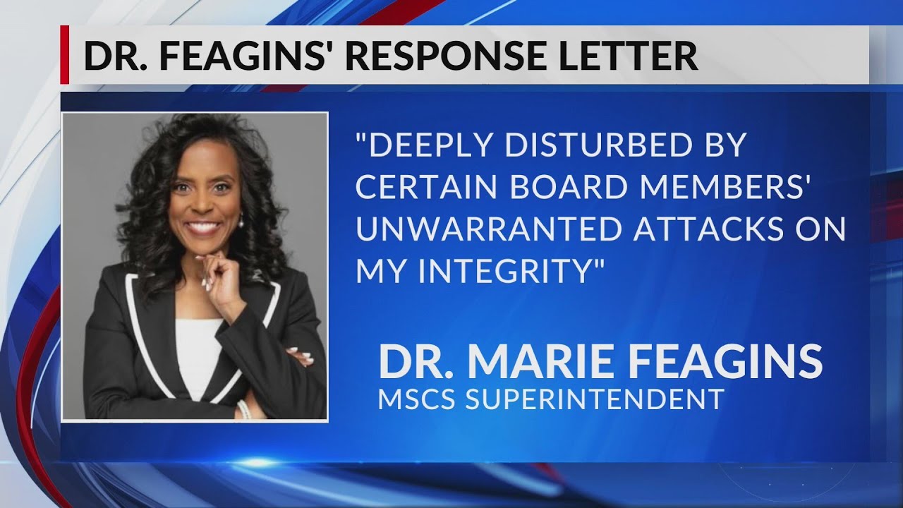 Superintendent Feagins responds to misconduct allegations - YouTube