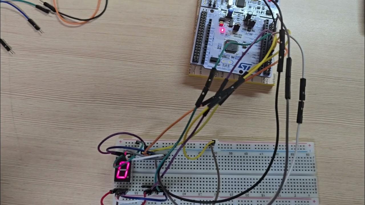 [EC 24-2] LAB: GPIO Digital InOut 7-segment (Problem 2) - YouTube