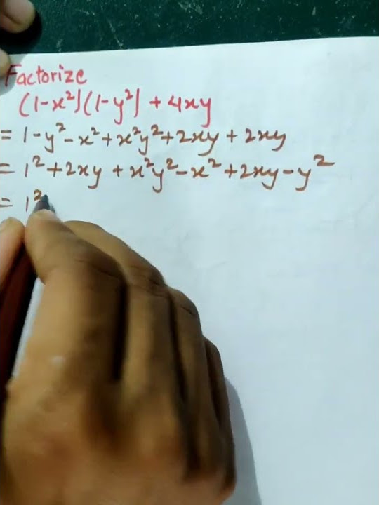 Factorization Algebraic Expression Class 9 Andclass 10 Youtube