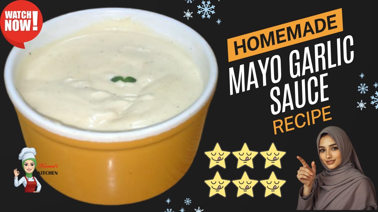 Mayo Garlic Sauce Recipe | Garlic Mayo Dip by Kanwal's Kitchen - YouTube