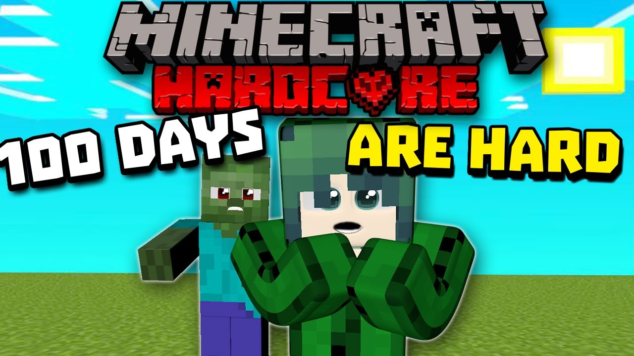 Reaching 100 Days in Hardcore Minecraft is HARD - YouTube