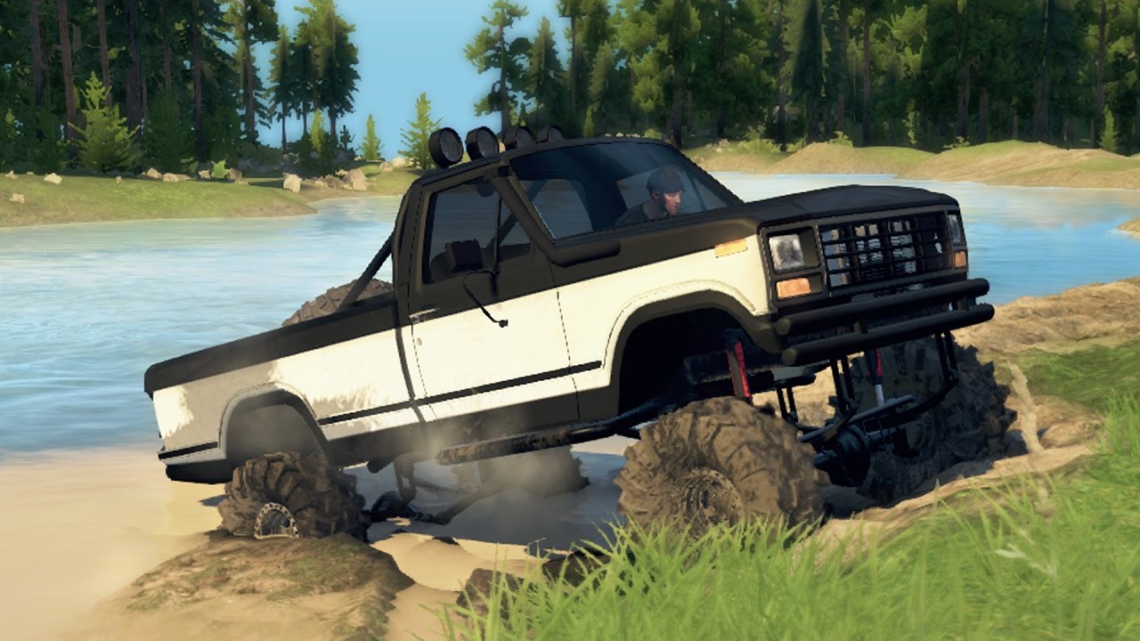1982 FORD F150 4x4 OFF-ROADING! Mudding & Hill Climbing! (SpinTires ...