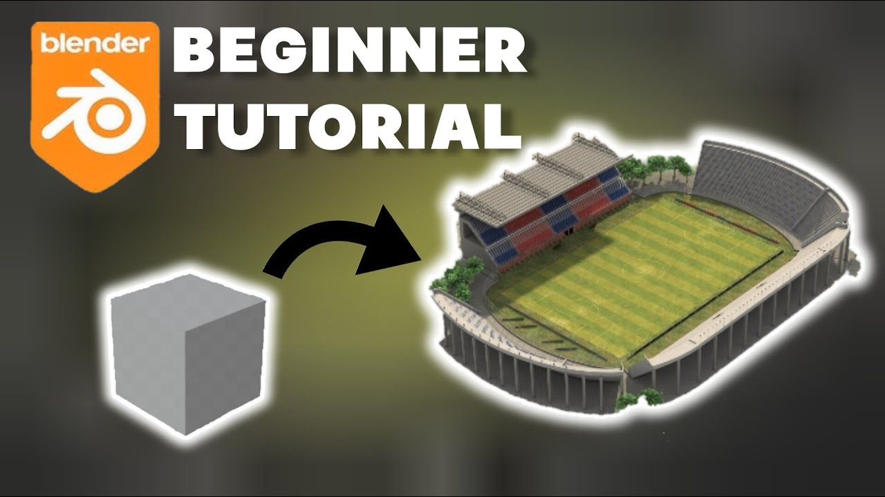 How To Create A Stadium In Blender 3D Low Poly | Episode 1 - YouTube