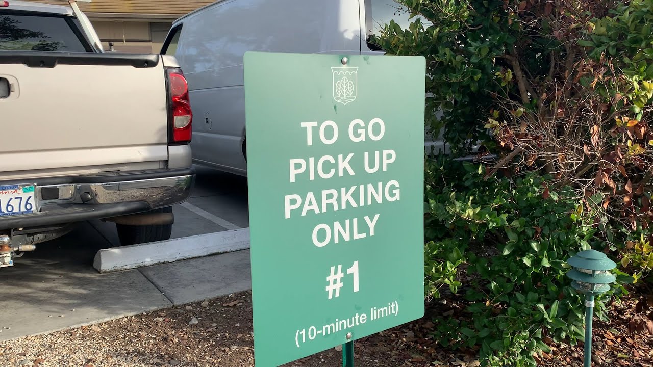 New To Go Parking Spots for Curb Side Pick-up - YouTube