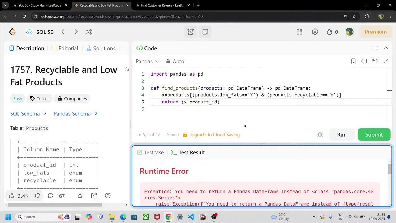 Leetcode Find Customer Referee In Sql And Pandas Problem 2 Datatechinfo Youtube