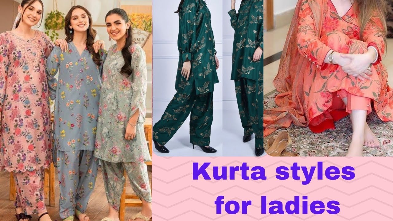Trending Kurta designs for ladies|top 40+ outfits for events/office ...