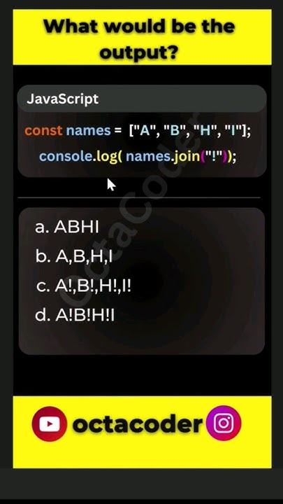 array Javascript quiz #javascript #webdevelopment #softwareengineer #softwareengineer #coding ...