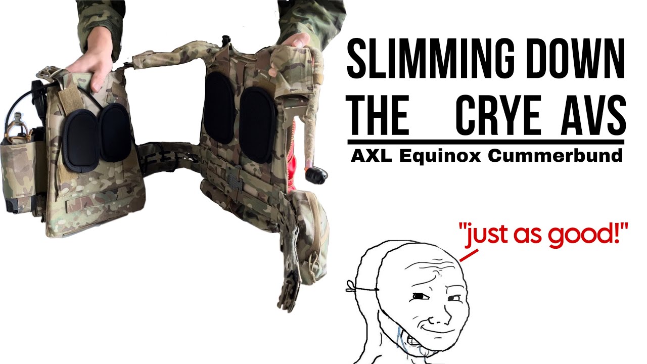 Slimming down the Crye AVS | AXL Equinox Cummerbund | Plate Carrier ...