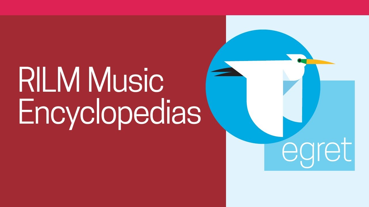 RILM Music Encyclopedias: The Basics - YouTube