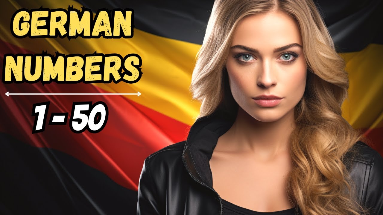 How to Count in GERMAN from 1 to 50 (Female Voice) - YouTube