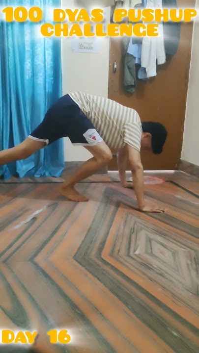 (Day16) 100 days pushup challenge #shorts - YouTube
