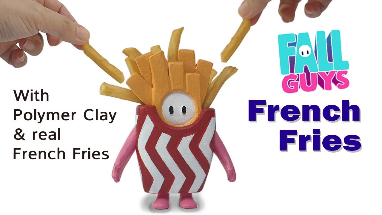 Making Fall Guys With Polymer Clay/폴가이즈 만들기 - YouTube