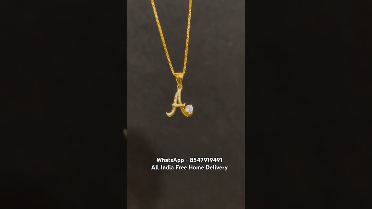 Letter locket new collection - YouTube