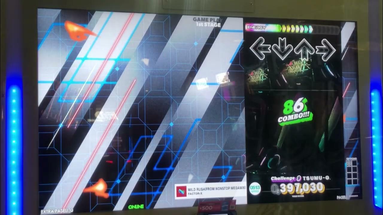 DDR WORLD WILD RUSH(FROM NONSTOP MEGAMIX)(SP CHALLENGE・レベル9)FULLCOMBO+AA+ - YouTube