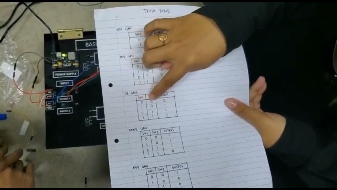 Project 2 Basic Logic Gate Trainer Kit - YouTube