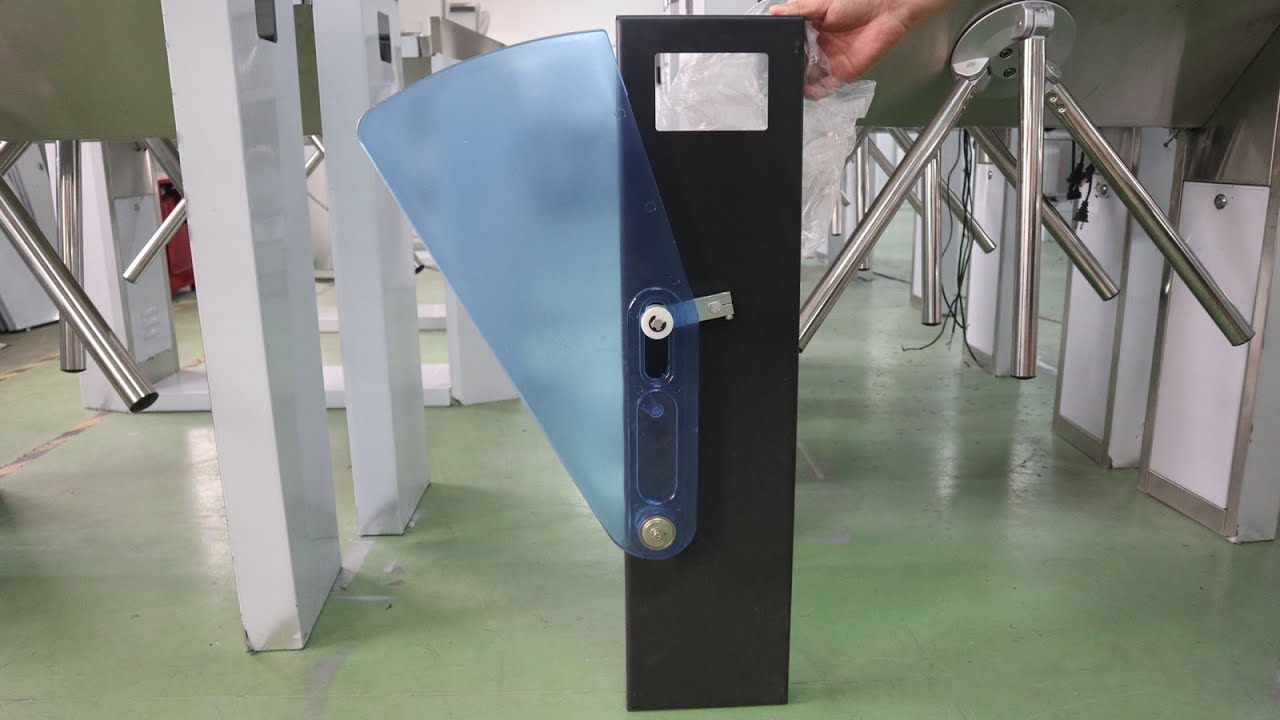 Flap Barrier Mechanism - MairsTurnstile.com - YouTube