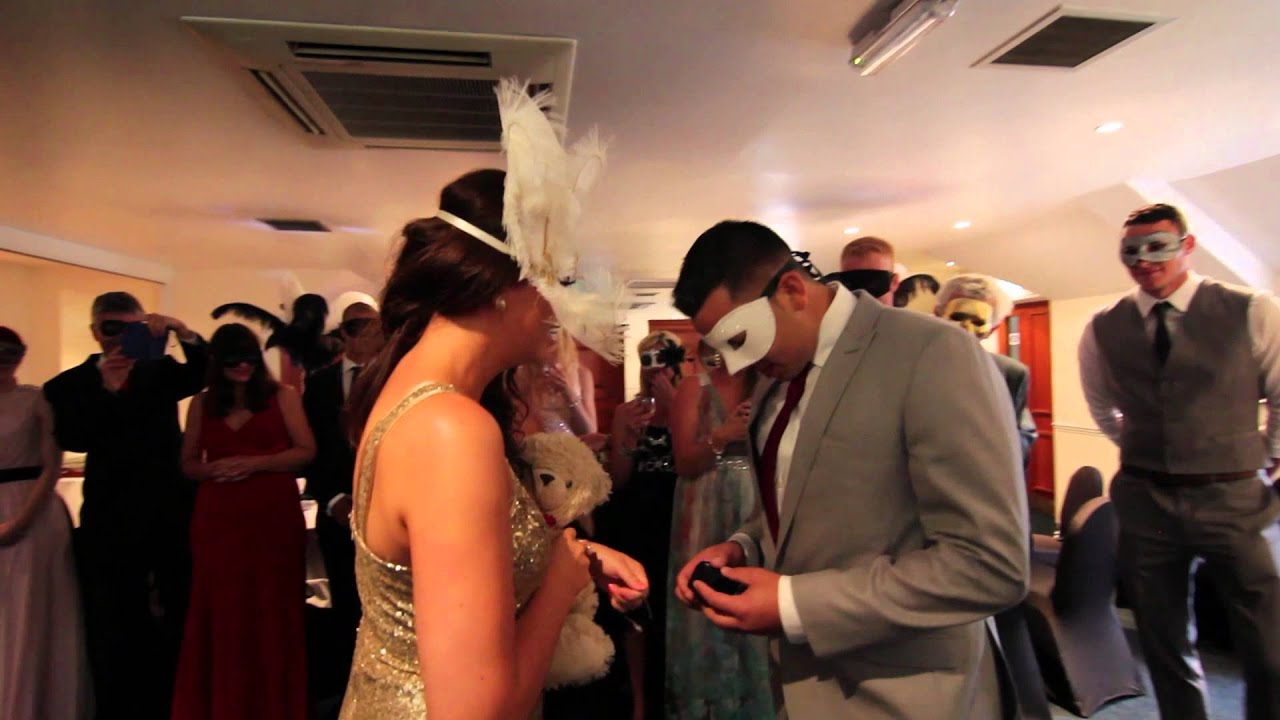 The Secret Proposal Masquerade Ball - YouTube