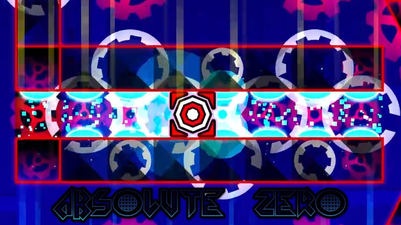 "absolute zero" by BEkID1442 [Easy Demon] | Geometry Dash - YouTube