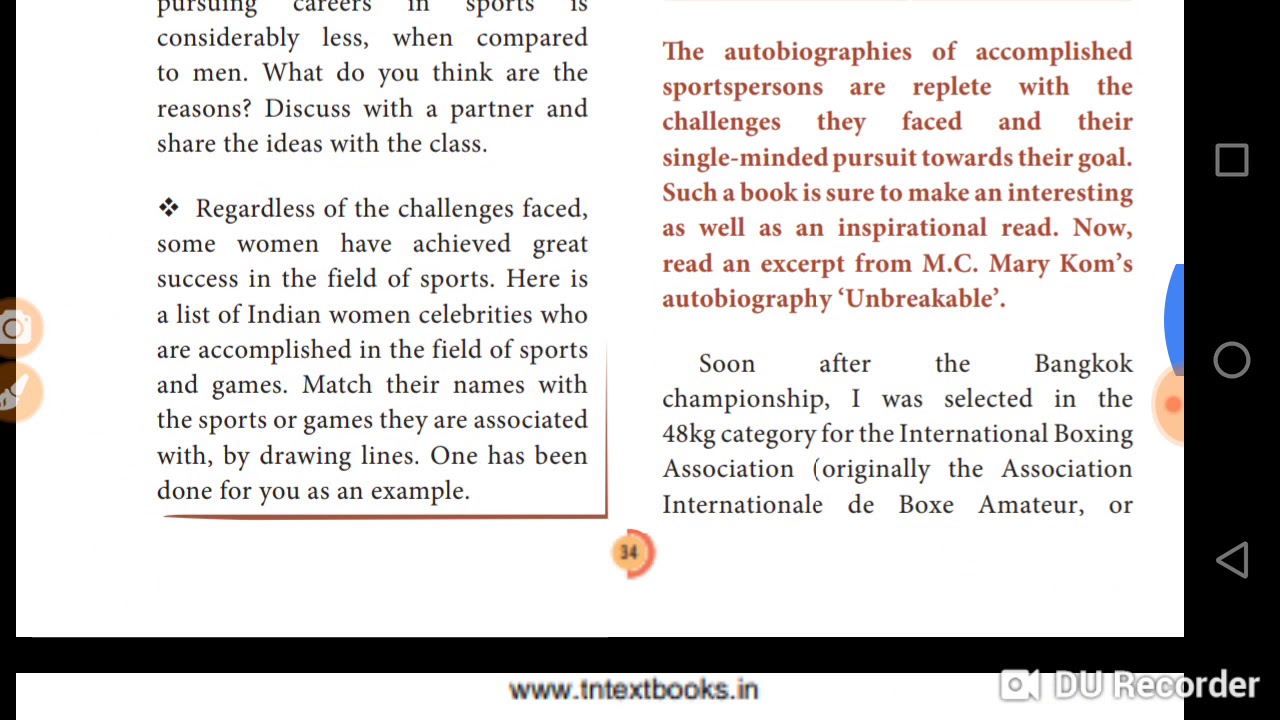 The Queen of boxing. 11th English new book. Unit 2 prose - YouTube