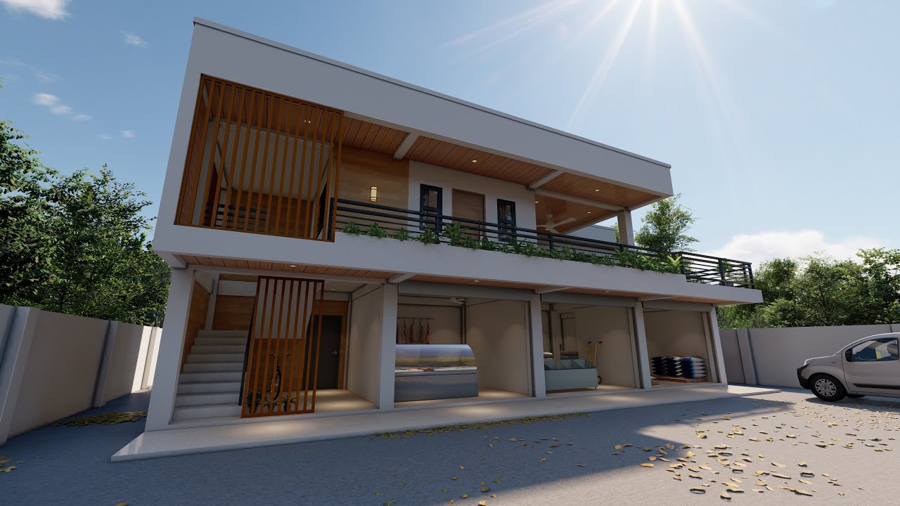 A Proposed Two-Storey Commercial Building - YouTube