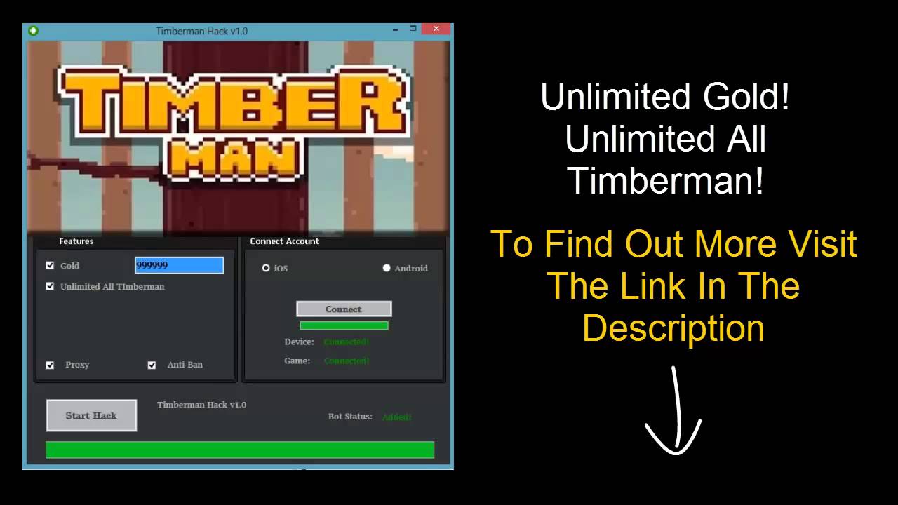 Timberman Cheats - Get Unlimited Gold Free [Android & iOS] - YouTube