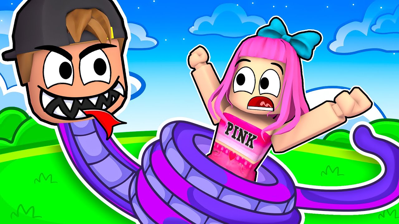 ROBLOX BE A SNAKE! - YouTube