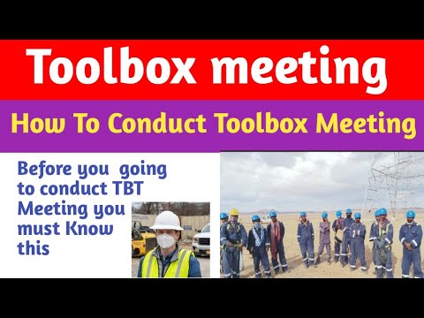 How to conduct Toolbox Meeting | Training Video - YouTube