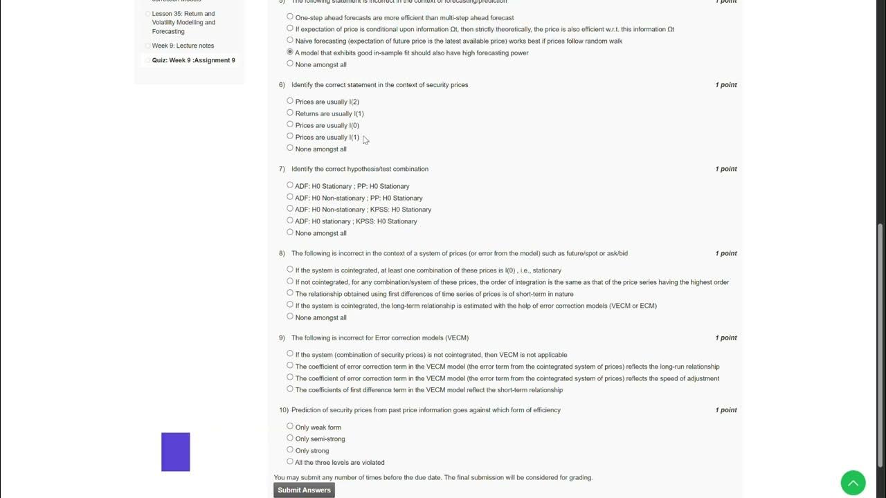 NPTEL Advanced R Programming for Data Analytics in Business Week 9 Solution August 2024 IIT ...
