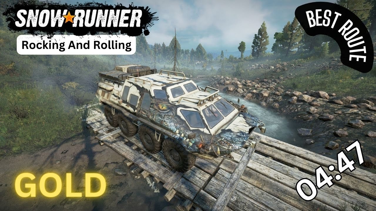 SnowRunner | Rocking And Rolling | Best Route | GOLD - YouTube