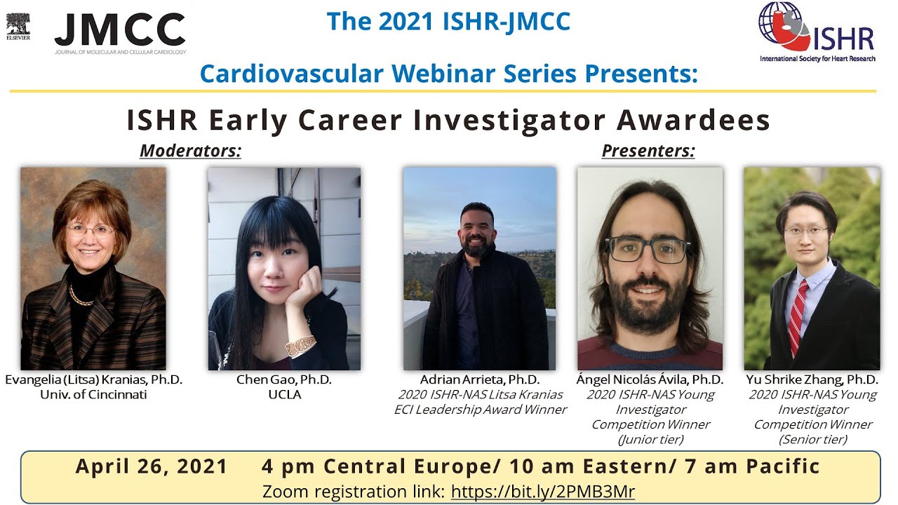 JMCC-ISHR Cardiovascular Webinar - ISHR ECI Awardees - YouTube