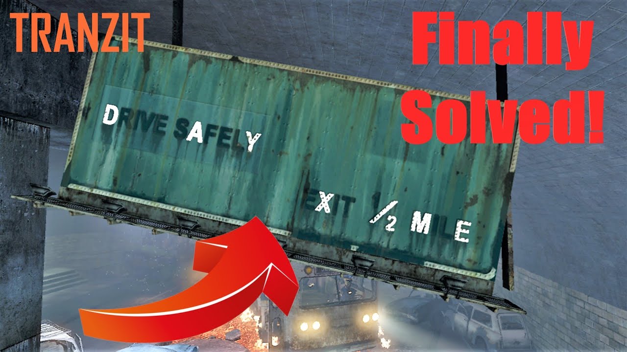 New Tranzit tunnel sign finally solved and explained in 2023. Treyarch ...