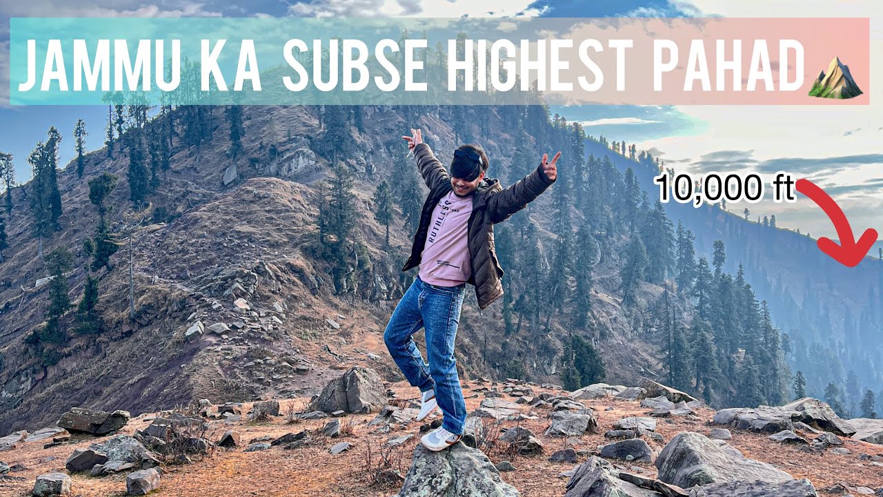 Jammu Ka Subse Higest Pahad⛰️| Ladha Dhar🥶| “Jammu”is Not “Kashmir”😑 ...