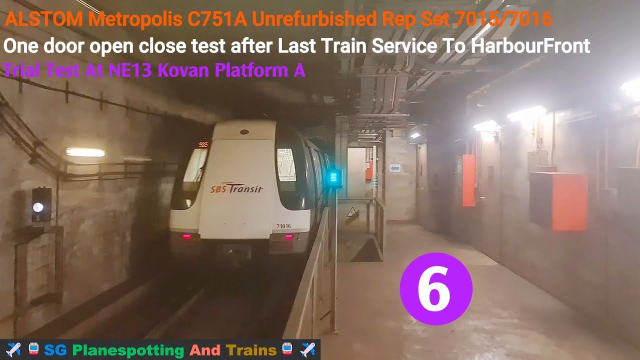 [One Door Open Close Test] SBST NEL ALSTOM Metropolis UC751A Rep Set ...