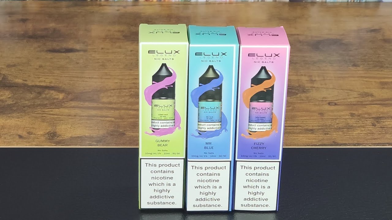 ELUX LEGEND Nic Salt New e liquid - YouTube