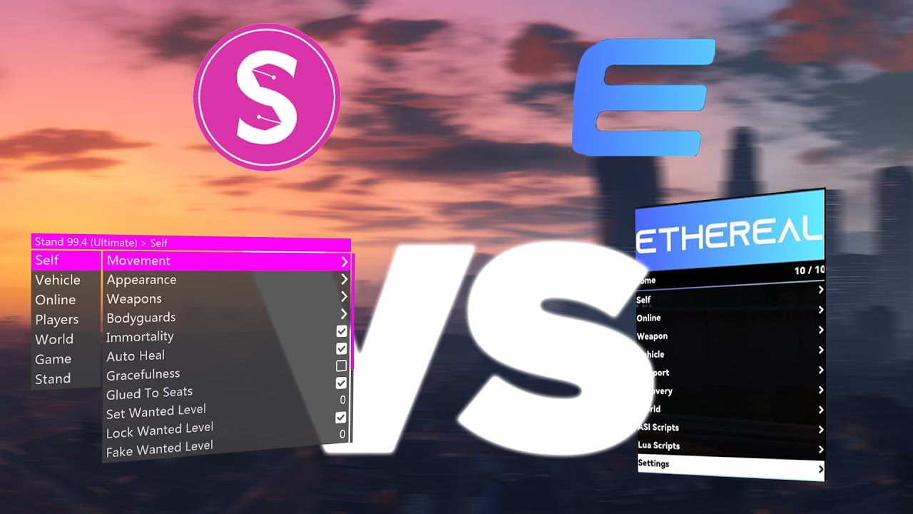 Stand VS Ethereal GTA Online Mod Menu Protections Battle - YouTube
