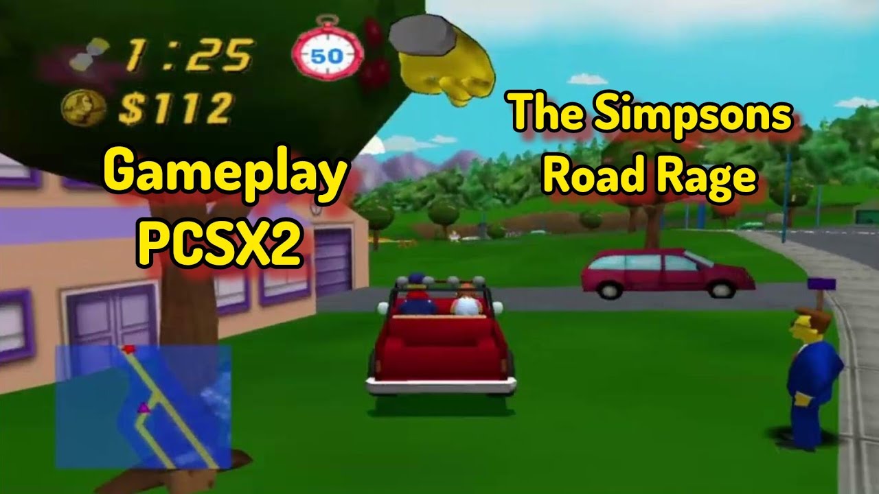 The Simpsons Road Rage Gameplay PCSX2 #6 - YouTube