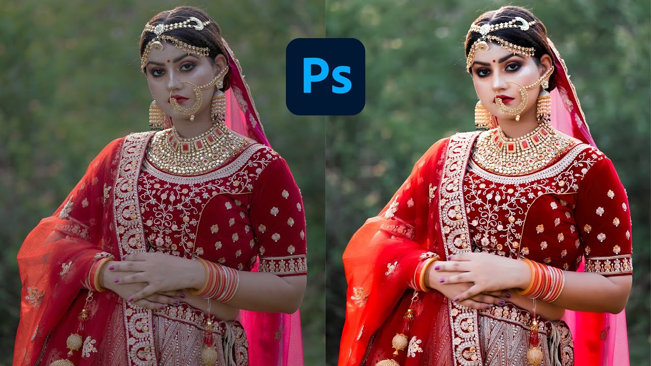 Indian Wedding Photo Editing Photoshop CC Art Balaghat - YouTube