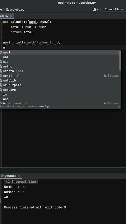 Write A Program That Adds Two Numbers Entered By The User Python Shorts Pythonprogramming