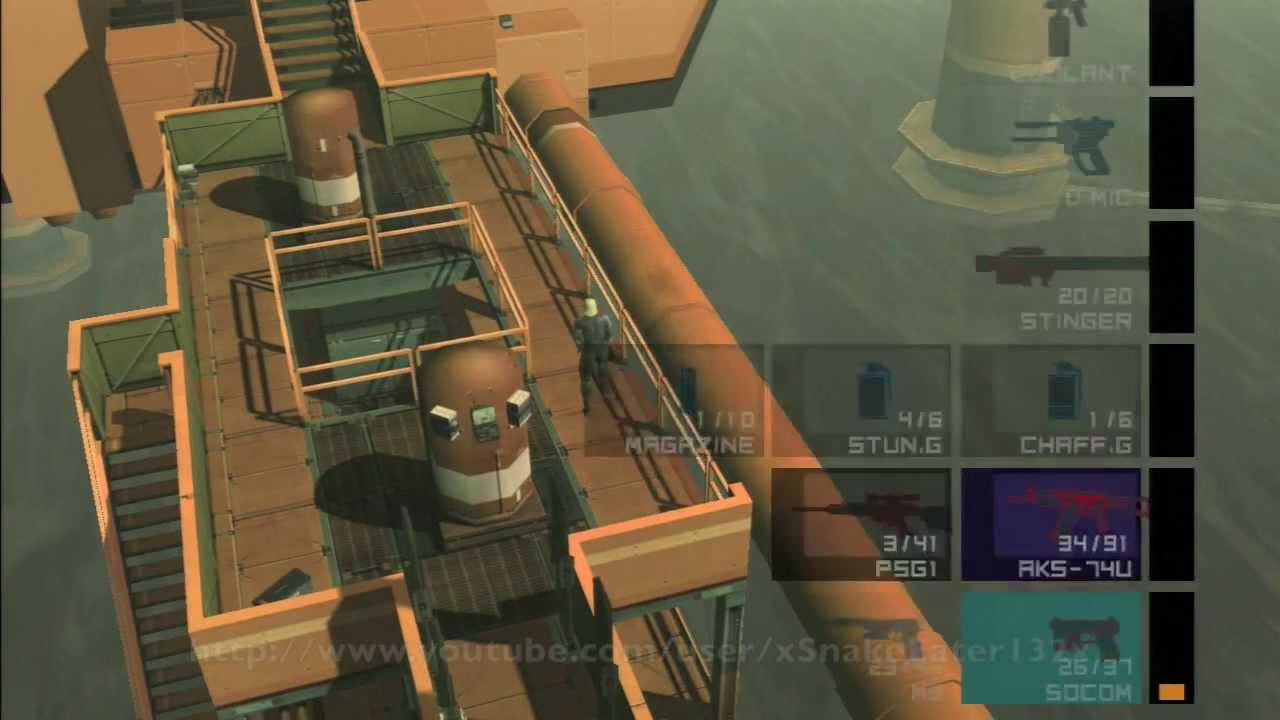 Metal Gear Solid 2 HD - How to easily beat the Harrier on E-Ex ...