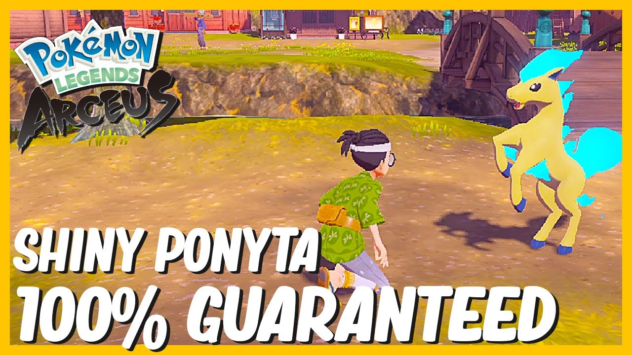How To Get GUARANTEED SHINY Ponyta EARLY in Pokemon Legends Arceus ...