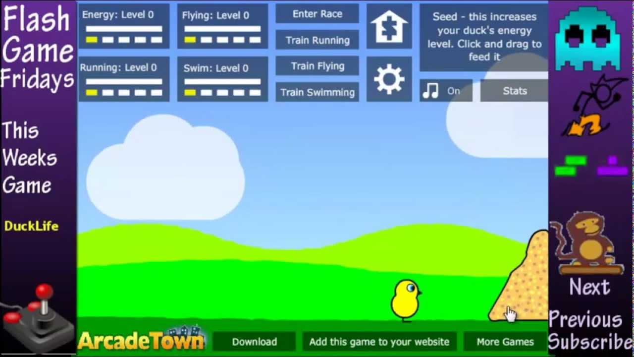 Flash Games Friday #1: Duck Life - YouTube
