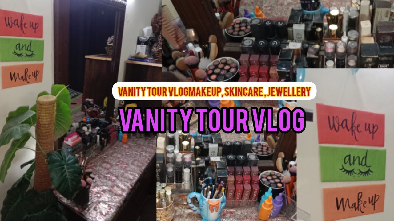 Vanity Tour Vlog| Vanity Tour | Luxury Vanity| Makeup Vanity Tour ...