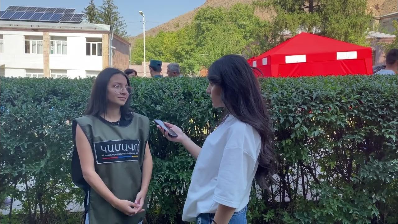 Բռնի տեղահանված արցախահայերը Վայքում Youtube