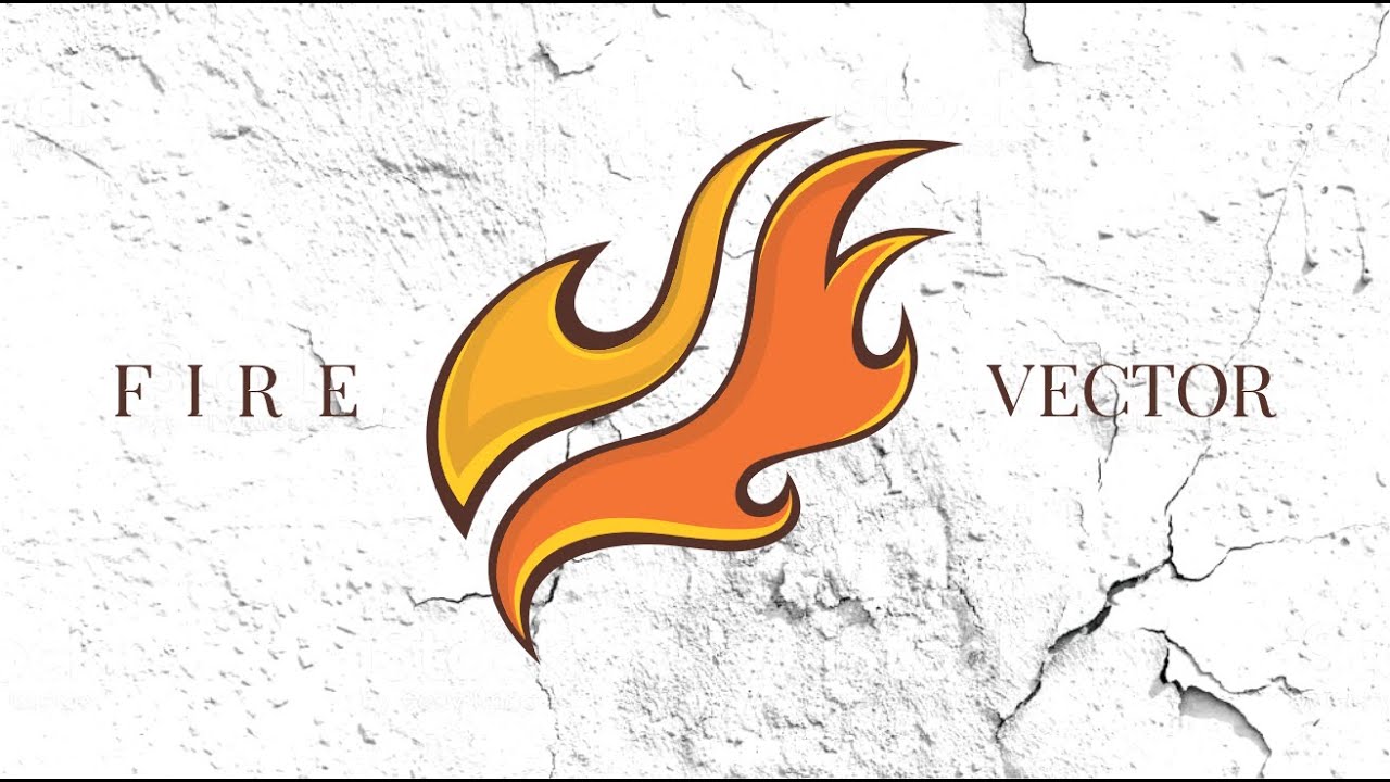 Fire Vector Tutorial With Coreldraw #speedart #logodesign - YouTube