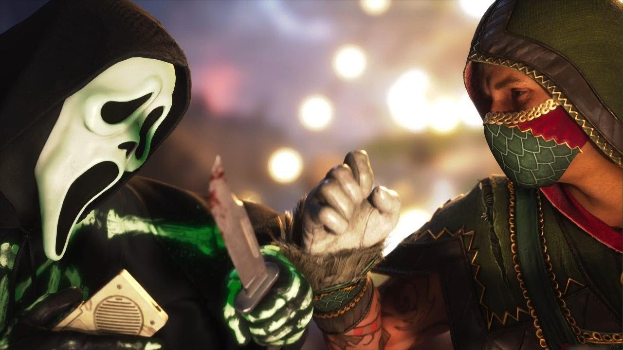 Mortal Kombat 1 Ghostface vs Replies Santa helper - YouTube
