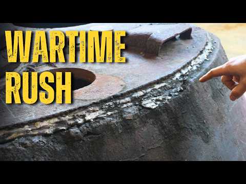 WORKSHOP WEDNESDAY: Repairing Arty Damage on a KV-1S Turret. The Chelyabinsk Factory Was STRUGGLING