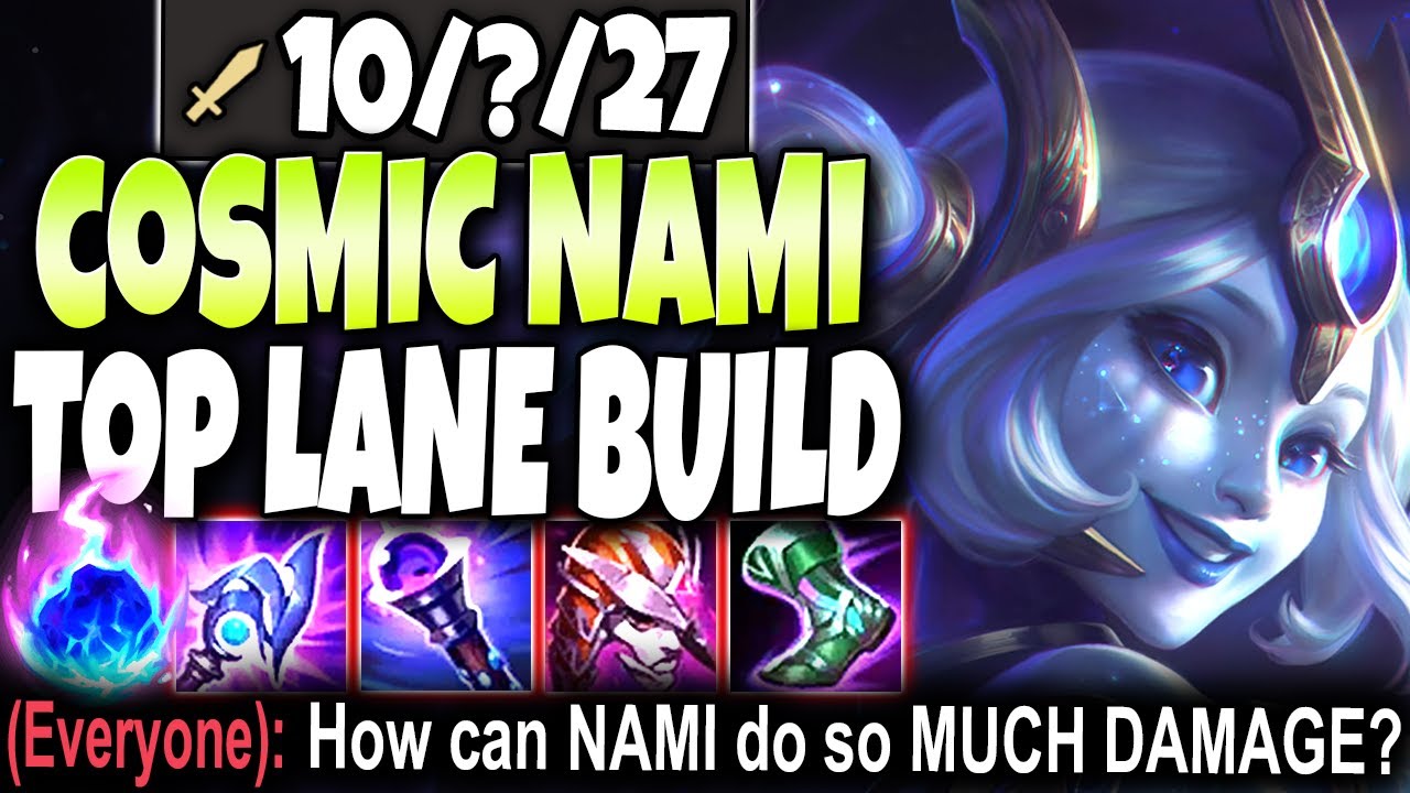 Meet Cosmic Destiny Nami Top Lane Season 11 GODDESS Skin 🔥 LoL Top Nami ...