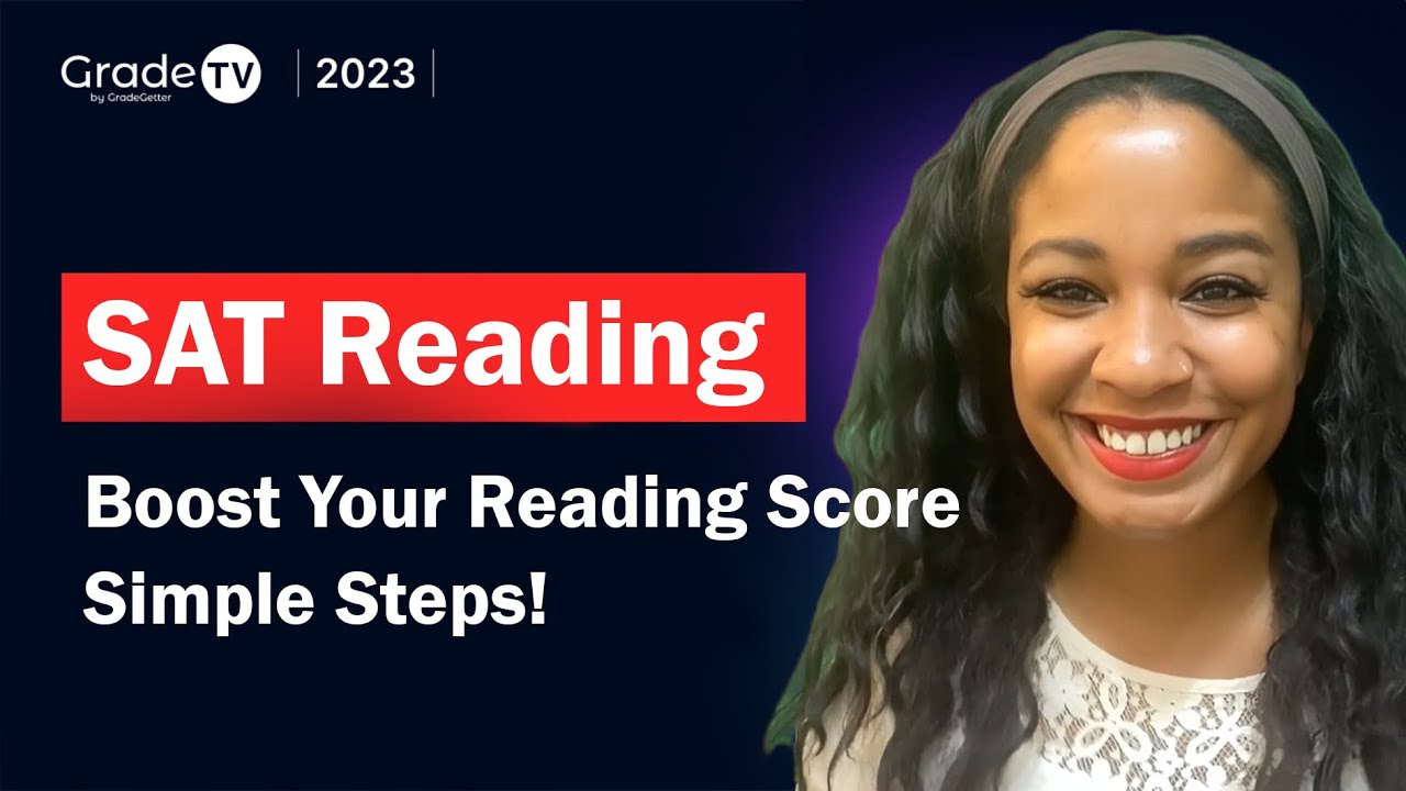 SAT Reading | Boost Your Reading Score: Simple Steps! - YouTube