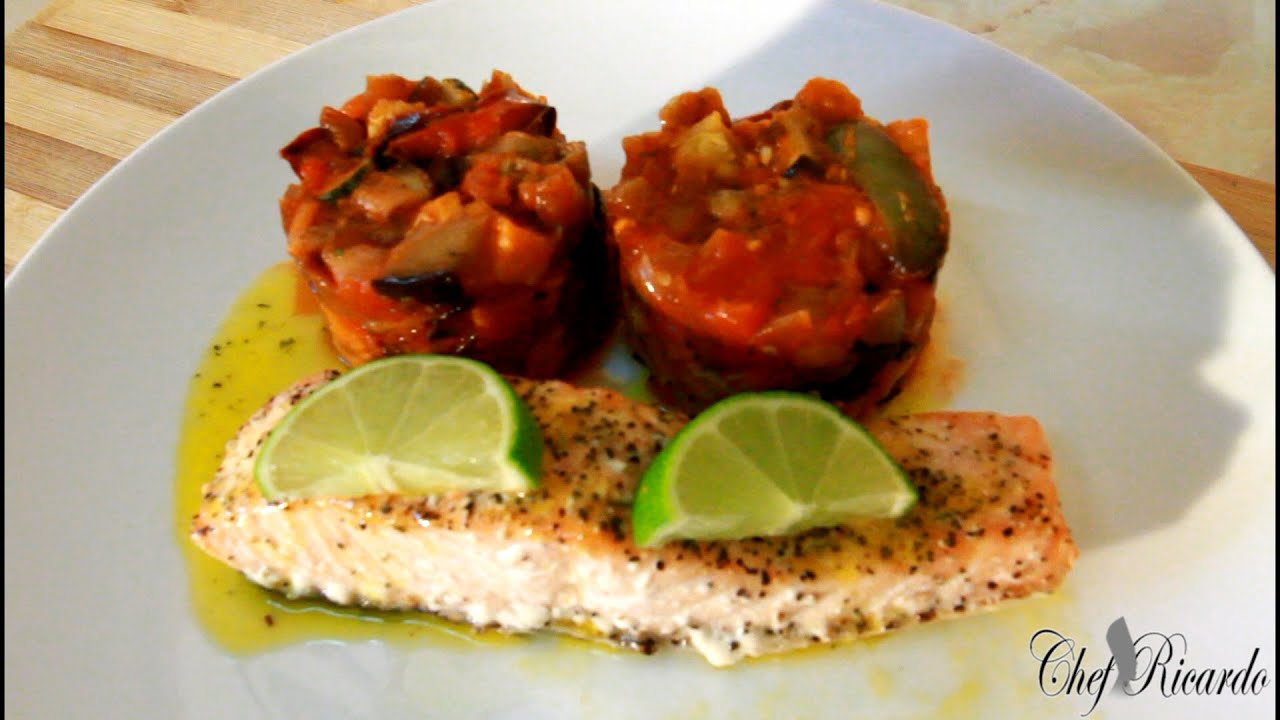Ratatouille With Salmon -Vegetable Stew ( 12 To 15-20 Mins Recipe ...