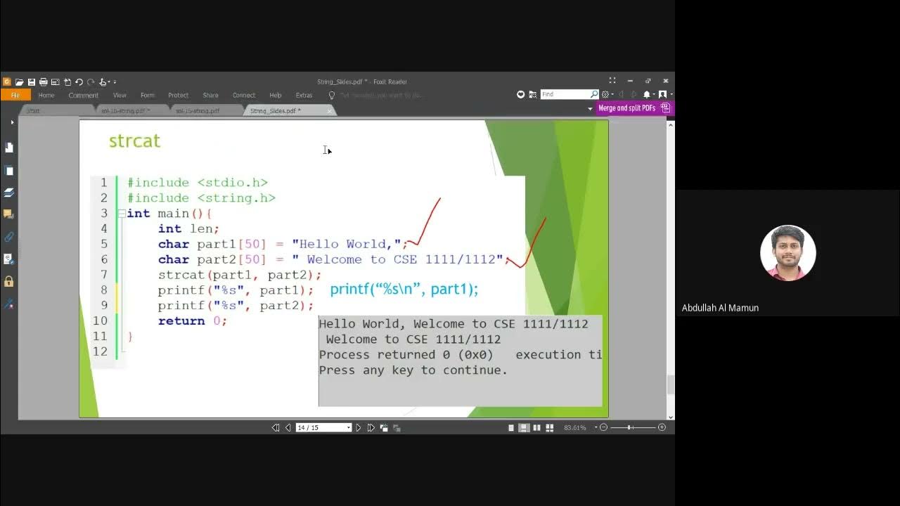 Lecture 15 - Structured Programming Language (CSE 1111) [Abdullah Al ...